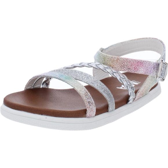 Mini MIA | Shoes | Mini Mia Girls Little Missy White Glitter Slides ...